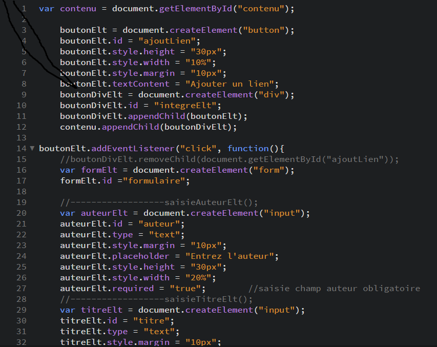 dynamiser vos pages en javascript - formulaire non défini par gianmaria - page 1 - OpenClassrooms